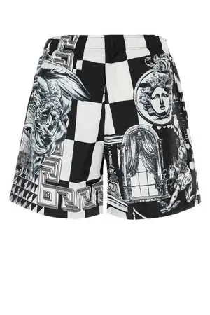 Versace Printed Polyester Swimming Shorts