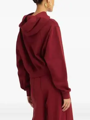 ROTATE BY BIRGER CHRISTENSEN Terry Back Cropped Hoodie