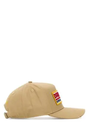 Dsquared2 Beige Cotton Baseball Cap