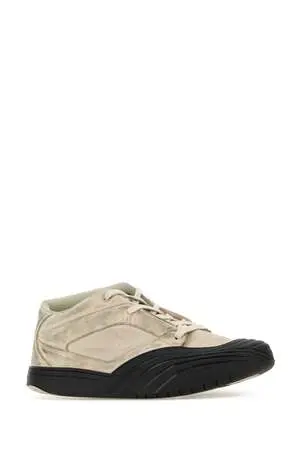 Givenchy Sand Fabric And Leather Skater Sneakers - Brown