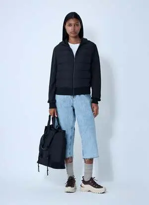 Moncler Quilted Hooded Cardigan