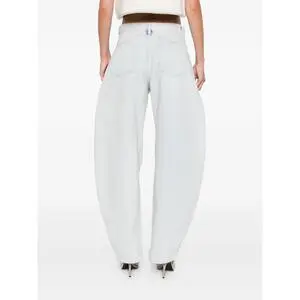 Alaïa Low Round Denim Jeans