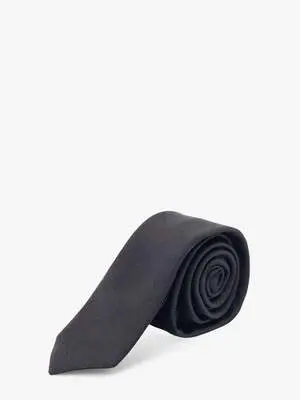 Saint Laurent Silk Tie - Black