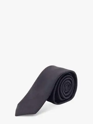 Saint Laurent Silk Tie - Black