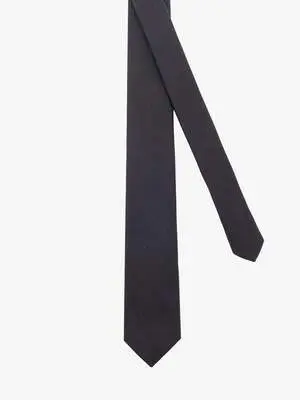 Saint Laurent Silk Tie - Black