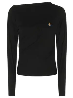 VIVIENNE WESTWOOD Long Sleeve Hebo Top - Black