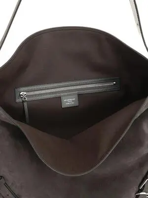 Givenchy Voyou Suede Shoulder Bag - Gray