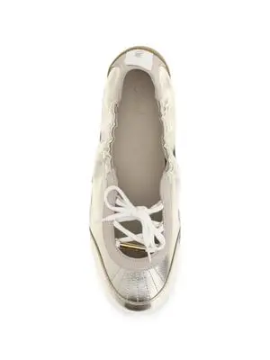 Chloé Kick Ballerina Sneakers - Silver