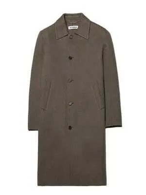 JIL SANDER Double-breasted Sporty Coat - Green