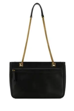 Valentino Garavani Nappa Leather Small Viva Superstar Shoulder Bag - Black