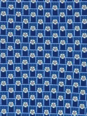 FERRAGAMO Silk Neck Tie - Blue