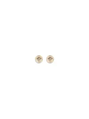 Versace Medusa Stud Earrings - Gold
