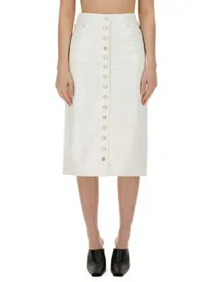 COURREGES Cotton Skirt