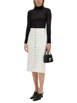 COURREGES Cotton Skirt