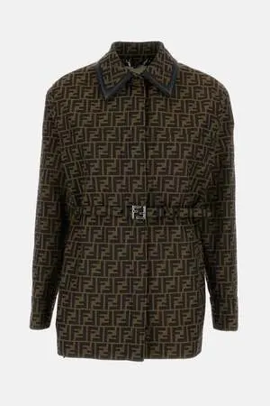 Fendi Ff Canvas Jacket - Multicolor