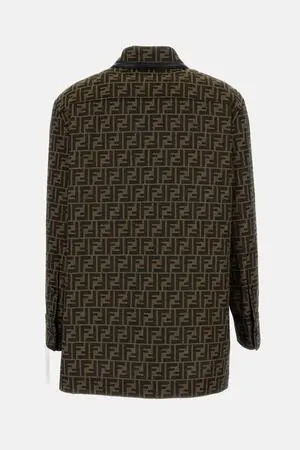 Fendi Ff Canvas Jacket - Multicolor