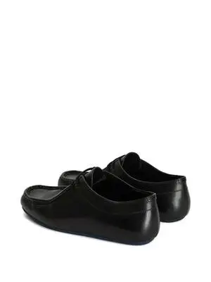 JIL SANDER Leather Loafers - Black