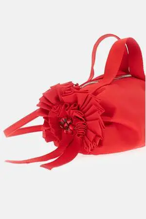 Simone Rocha Mini Double Ribbon Rosette Bag