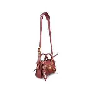 Balenciaga Grained Leather Mini Handbag - Red