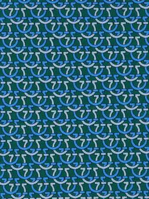 FERRAGAMO Gancini Links Print Silk Tie