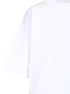 Alaïa Layered Cotton T-shirt - White