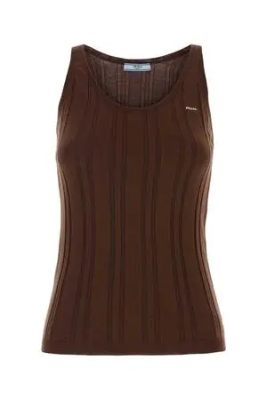 Prada Cotton Blend Tank Top