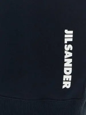 JIL SANDER Cotton Sweatshirt - Black