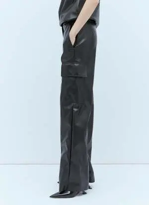 Stella McCartney Cargo Vegan Leather Pants