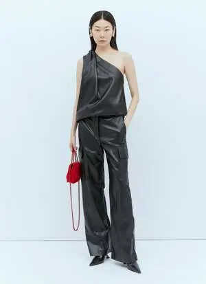 Stella McCartney Cargo Vegan Leather Pants