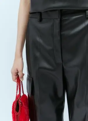 Stella McCartney Cargo Vegan Leather Pants