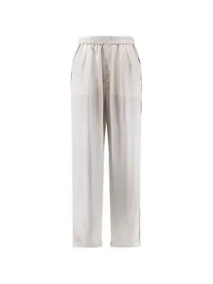 TOM FORD Silk Trousers - Multicolor
