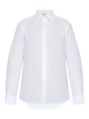 Etro Cotton Jacquard Shirt With Gecko Motif - White