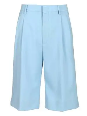 Tagliatore Wide-leg Bermuda Shorts