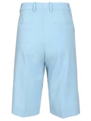 Tagliatore Wide-leg Bermuda Shorts