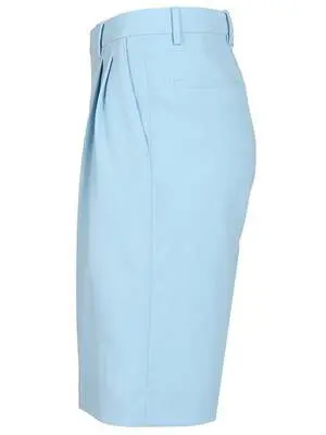 Tagliatore Wide-leg Bermuda Shorts