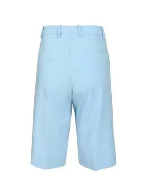 Tagliatore Wide-leg Bermuda Shorts