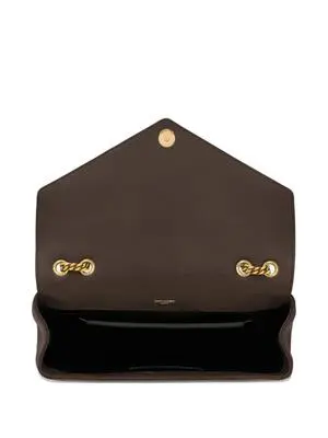 Saint Laurent Loulou Matelassé Lambskin Bag - Gray