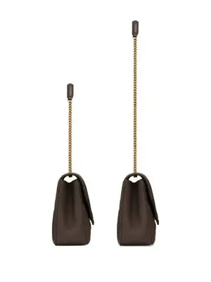 Saint Laurent Loulou Matelassé Lambskin Bag - Gray