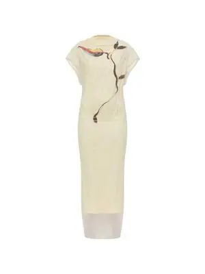 Sportmax Viale Printed Long Dress - Multicolor