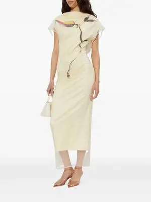 Sportmax Viale Printed Long Dress - Multicolor