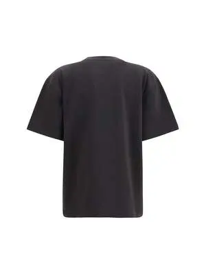 GANNI Tiger Cotton T-shirt - Black
