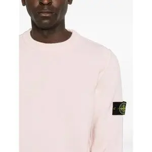 Stone Island Crew Neck Pullover - Pink