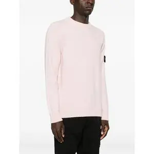 Stone Island Crew Neck Pullover - Pink