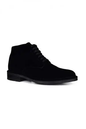 Saint Laurent Velvet Lace Up Boots