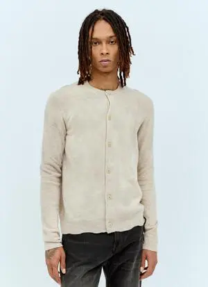 Acne Studios Wool-blend Cardigan - Cream
