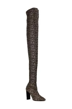 Saint Laurent Moon Thigh-high Boots