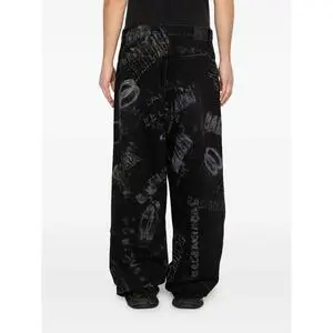 Balenciaga Denim Wide-leg Jeans