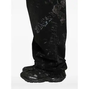 Balenciaga Denim Wide-leg Jeans