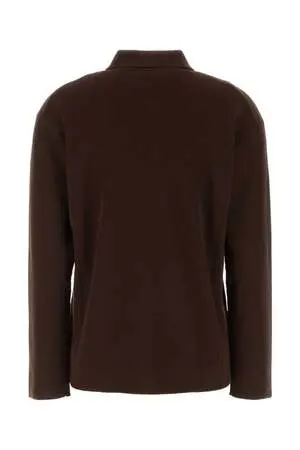 Miu Miu Wool Polo Shirt - Brown