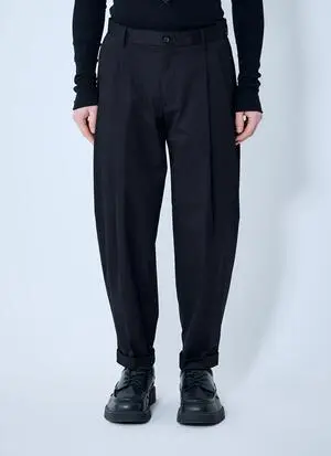 Dolce & Gabbana Cotton Gabardine Pants - Black